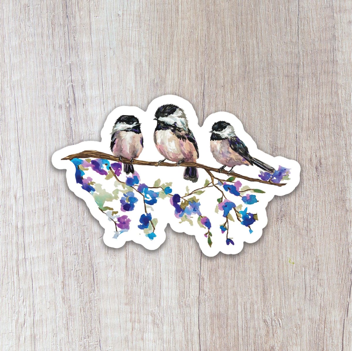 Chickadees Sticker | Brush & Bark