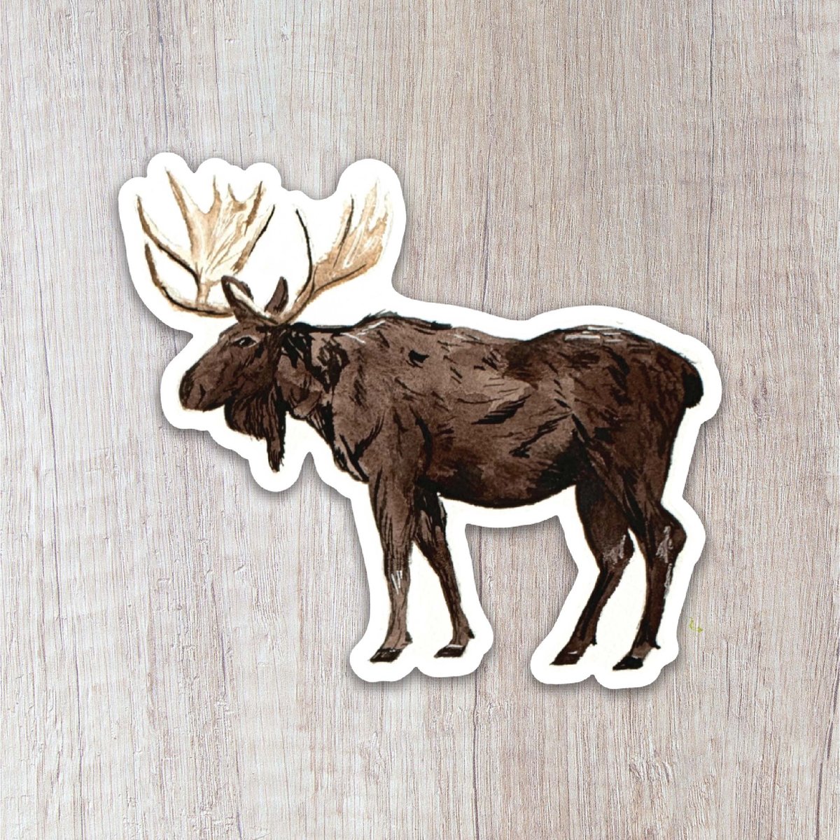 Moose Sticker | Brush & Bark