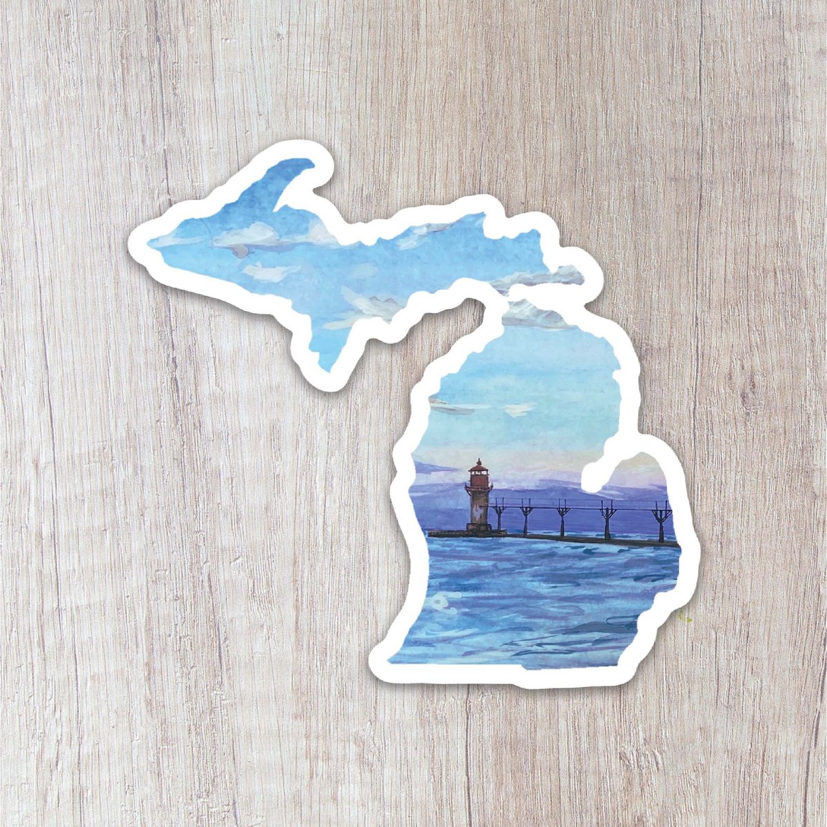 Lake Michigan Sticker | Brush & Bark