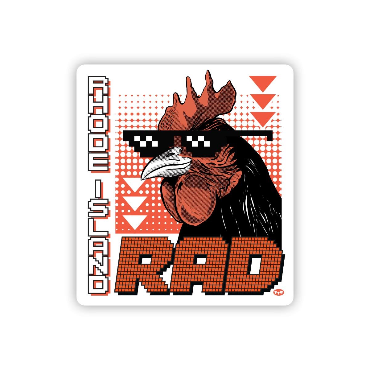 Rhode Island RAD Sticker | Fun to Wonder