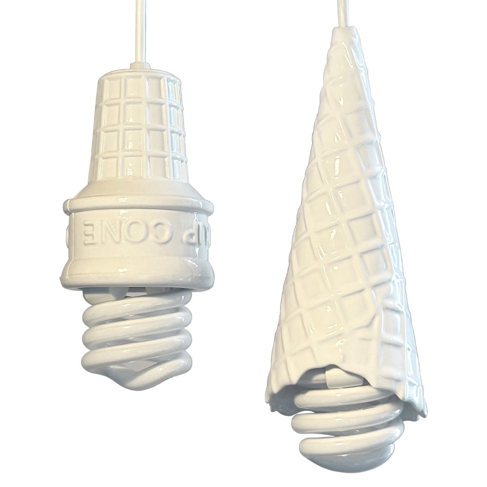 Alex Garnett — Cone Lamps (white)