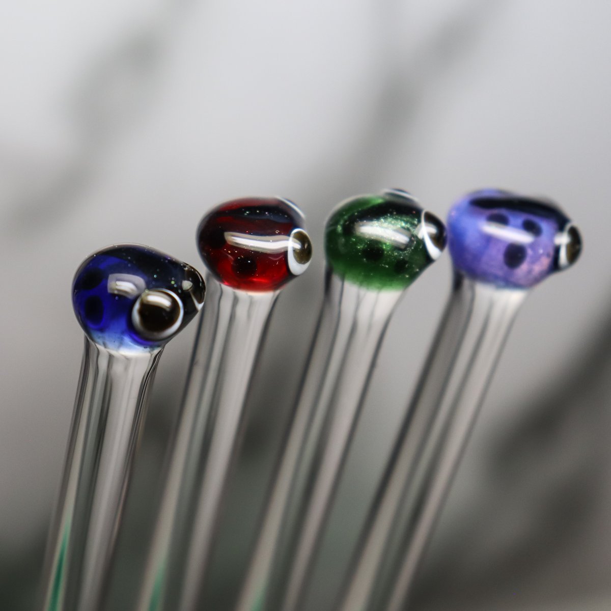 Lady Bug Stir Stick Sets | Bow Valley Straws