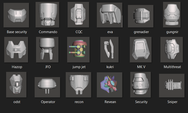 Halo reach Shoulders | HFC 3d Prints