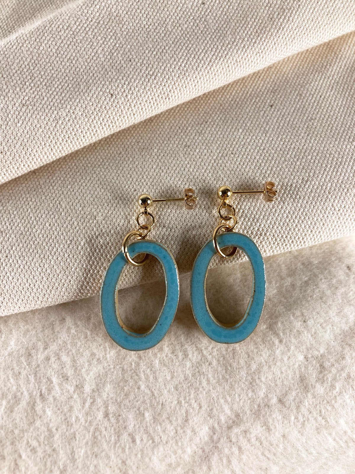 Anthropologie turquoise earrings store