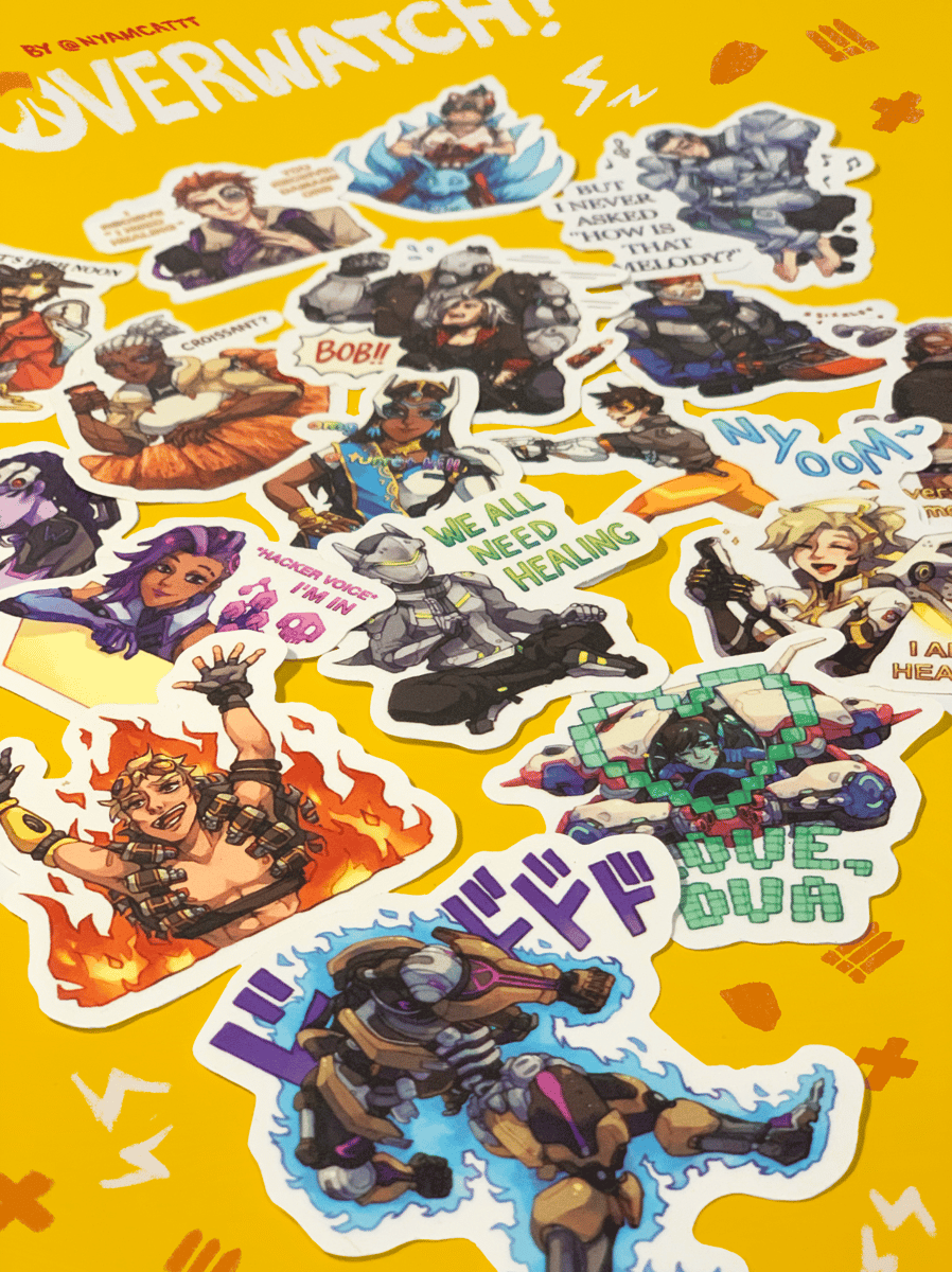 Overwatch 2 Sticker Packs | nyamcattt