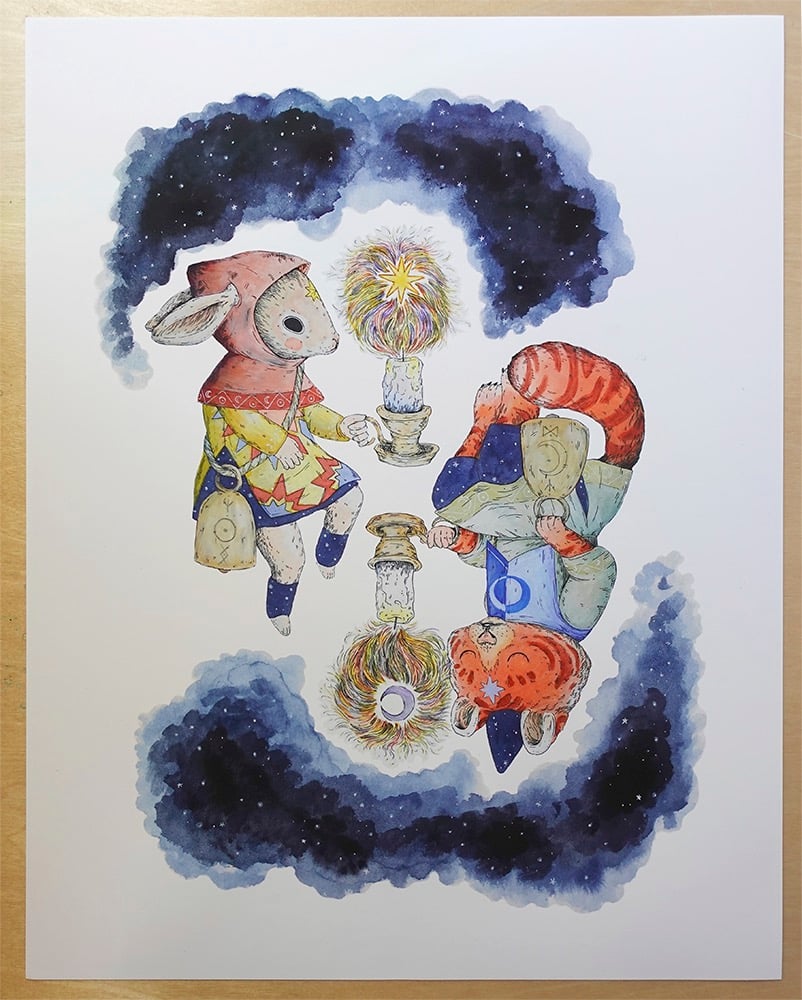 Celestial Beings Print | Marika Paz Illustration