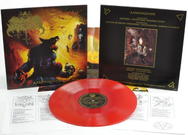 SATANIC WARMASTER - AAMONGANDR 12" VINYL LP (limited variants remain ...