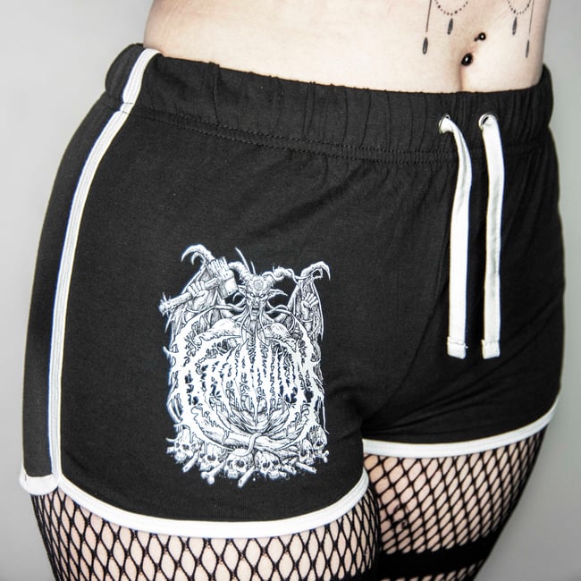 KRAANIUM BLACK BOOTY SHORTS | SLAM TIME PRODUCTIONS