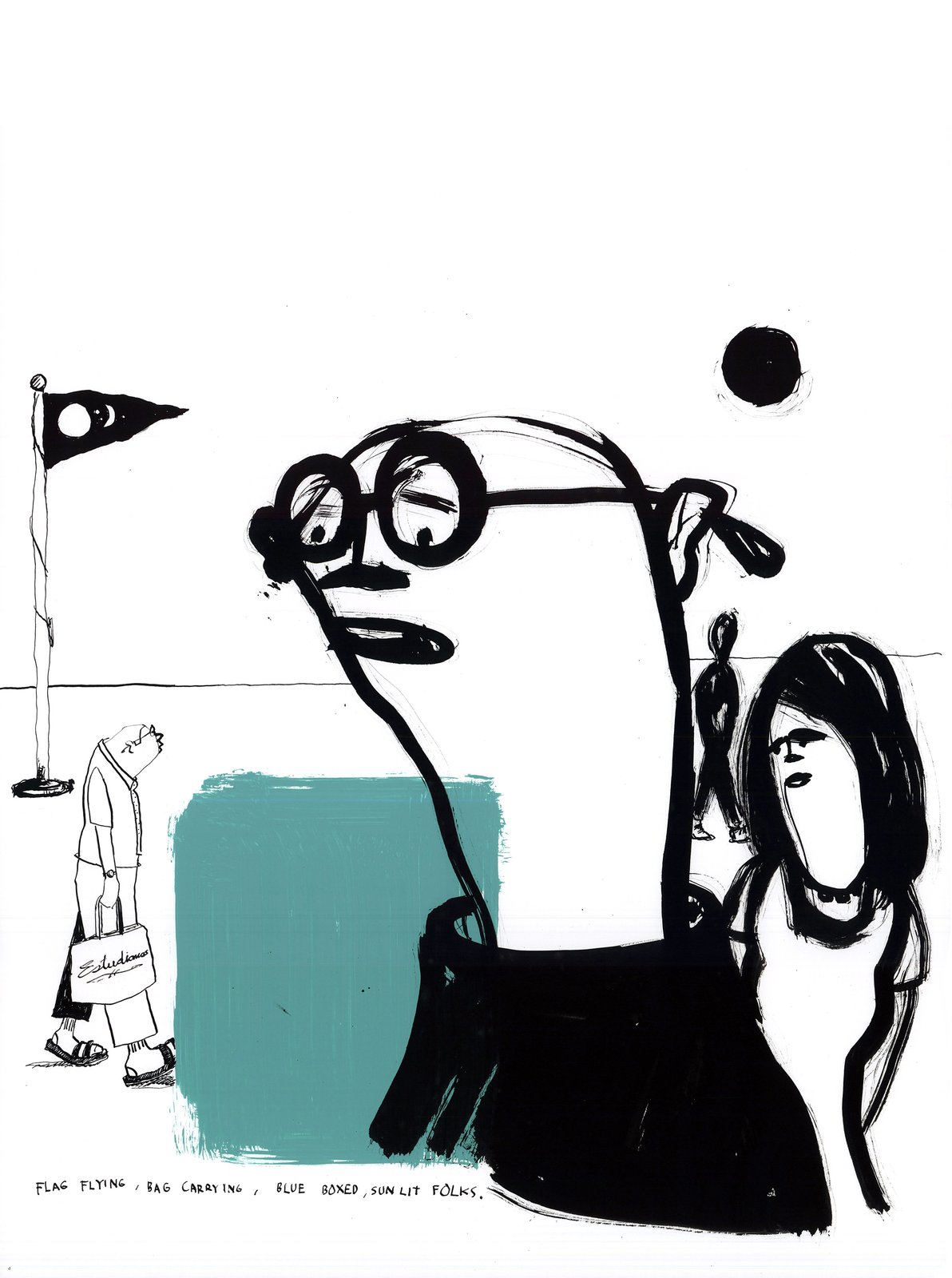 Russ Pope - Sun lit folks | Antonio Colombo Arte Contemporanea