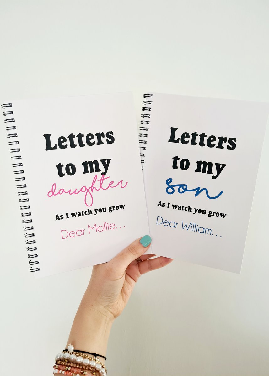 Personalised 'As I watch you grow' Letters Book | Loved by Olivia