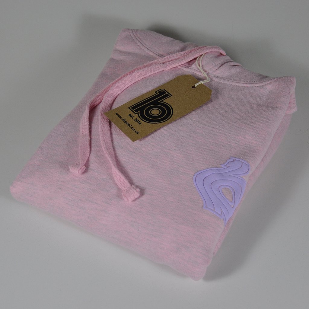 Wavy Pink Heather Hood - 3D Puff Print | ob1