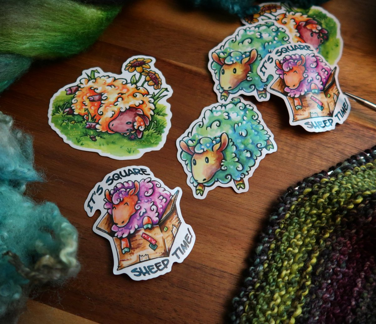 Squeep Sticker Trio Pack | Fossil Fibers
