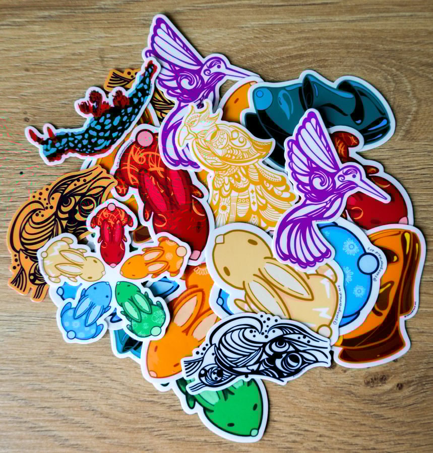 Sticker Packs ( 3 or 5) | Sunny Mermaid