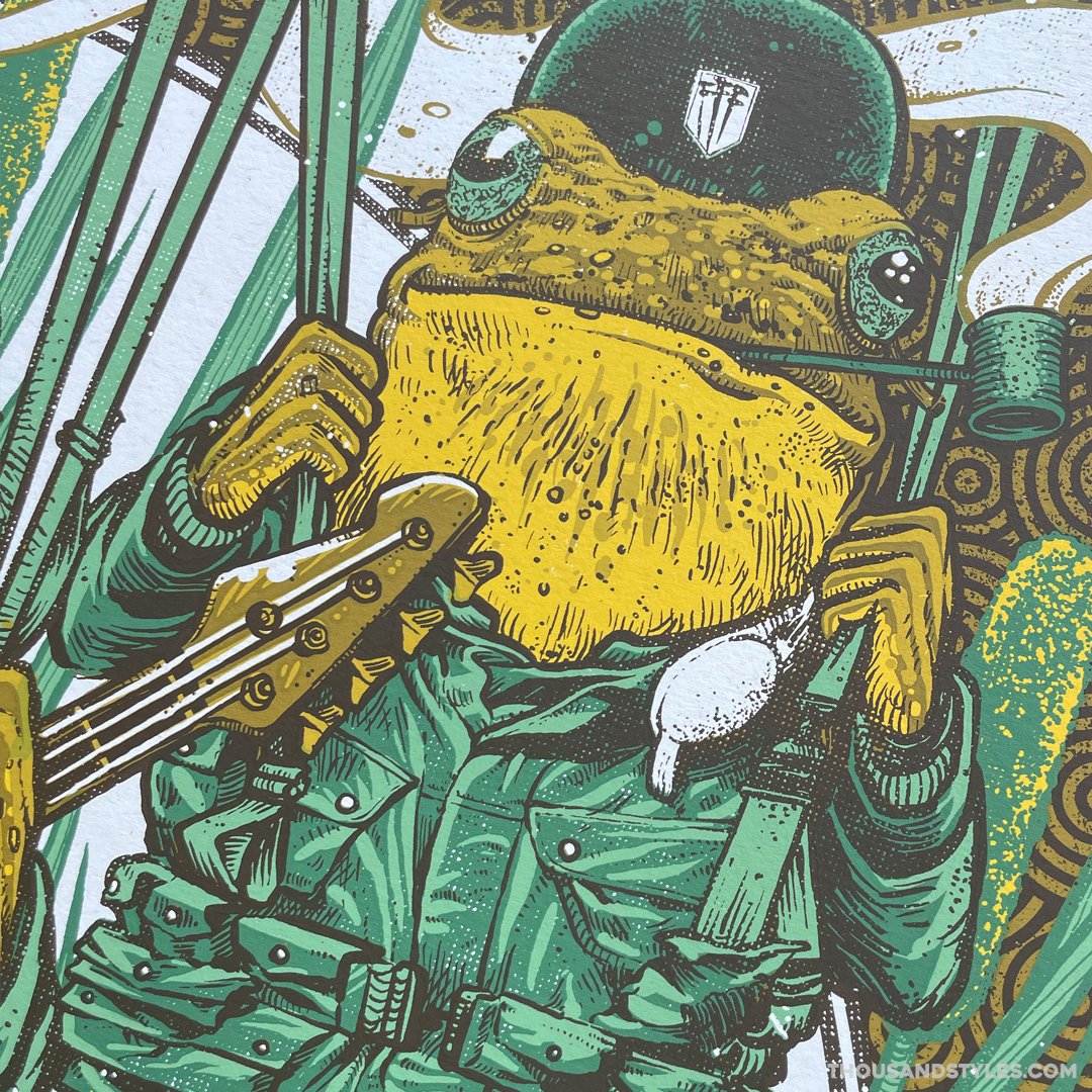 Les Claypool's Frog Brigade Official Gig Poster - Artist Edition ...