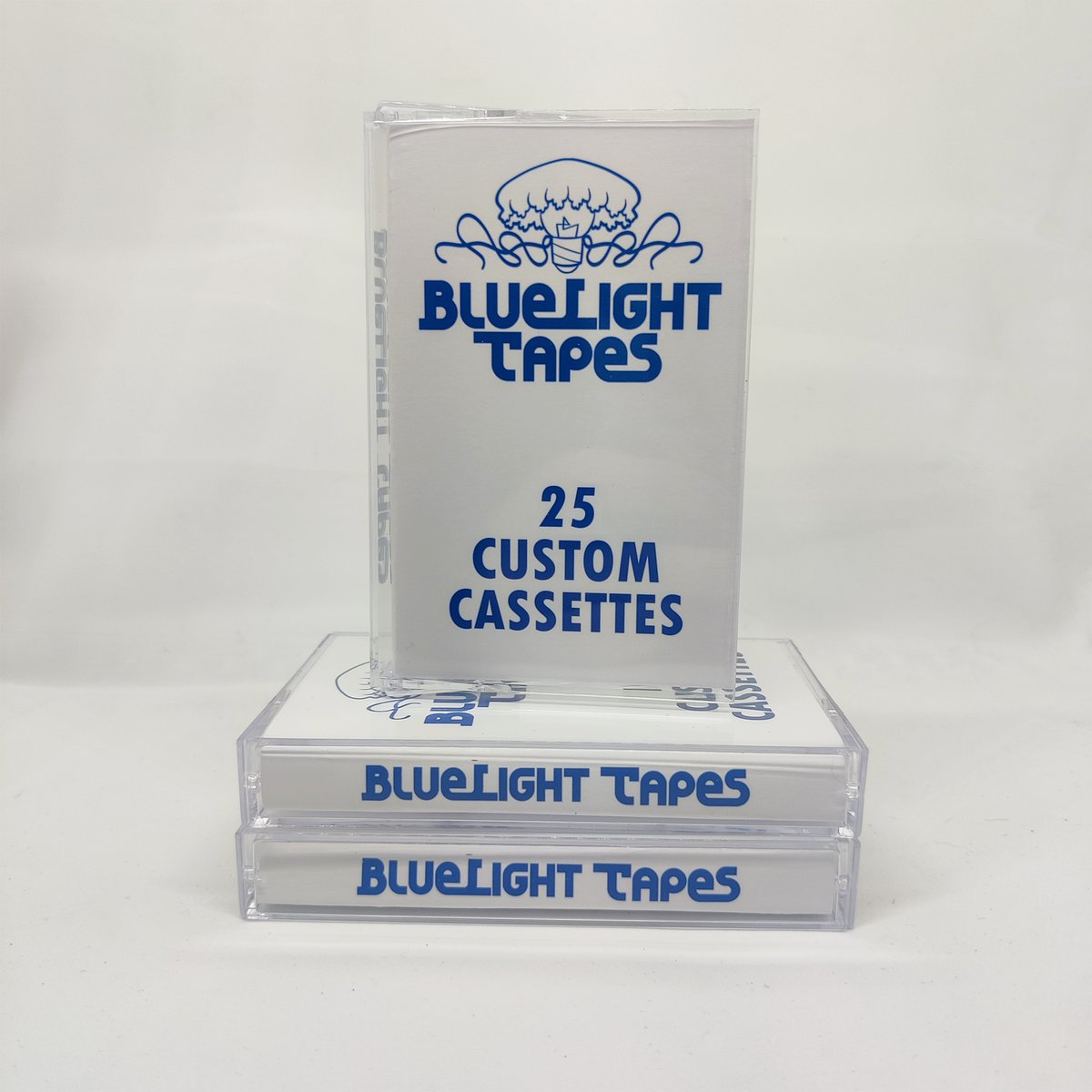 25 Custom Cassettes | bluelight tapes