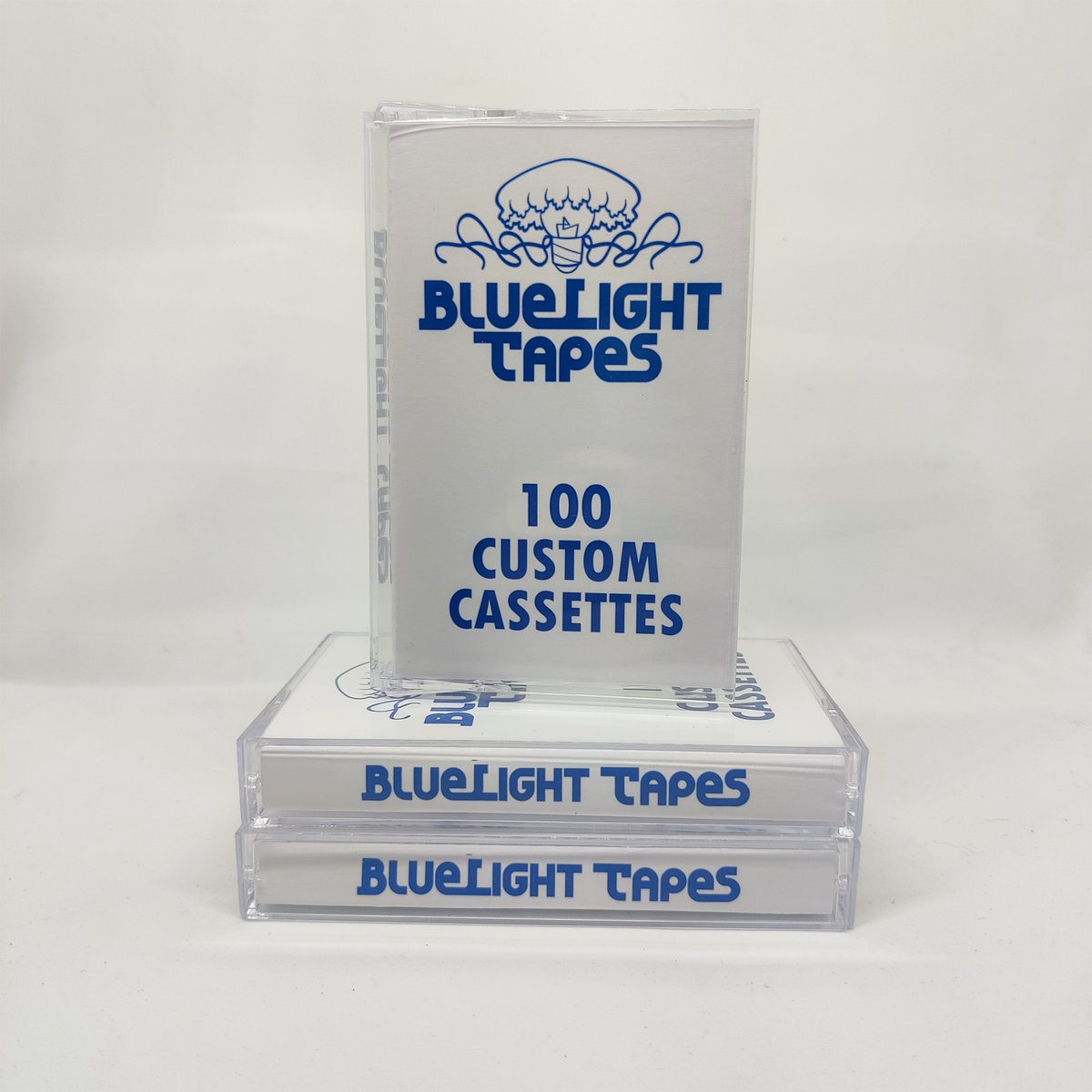 100 Custom Cassettes | bluelight tapes