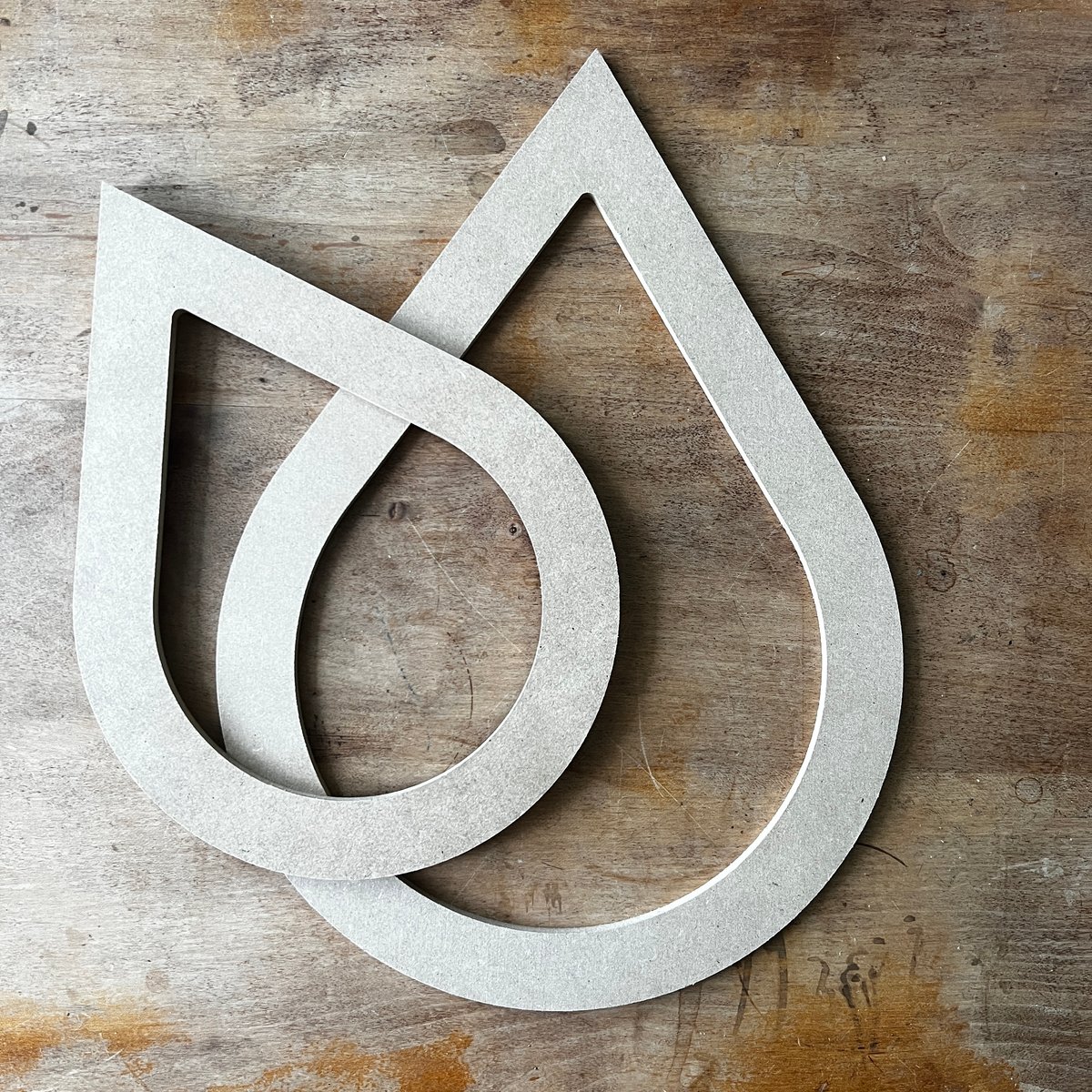 Teardrop Layout Frame (Set of 2) | Erin Glassworks