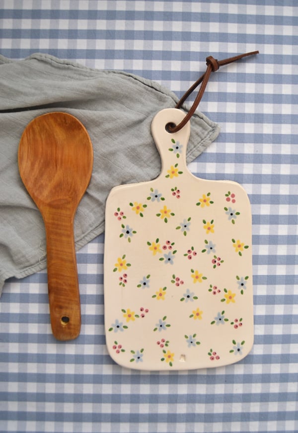 moniquilla — TABLA DE CERAMICA 5 - HECHA Y PINTADA A MANO