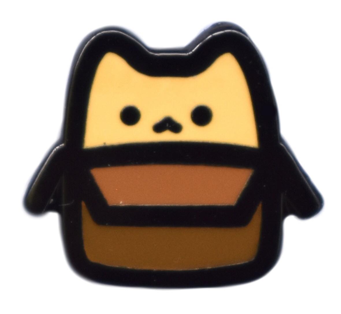 Orange Box Cat Mini Pin | Tomato Tomago