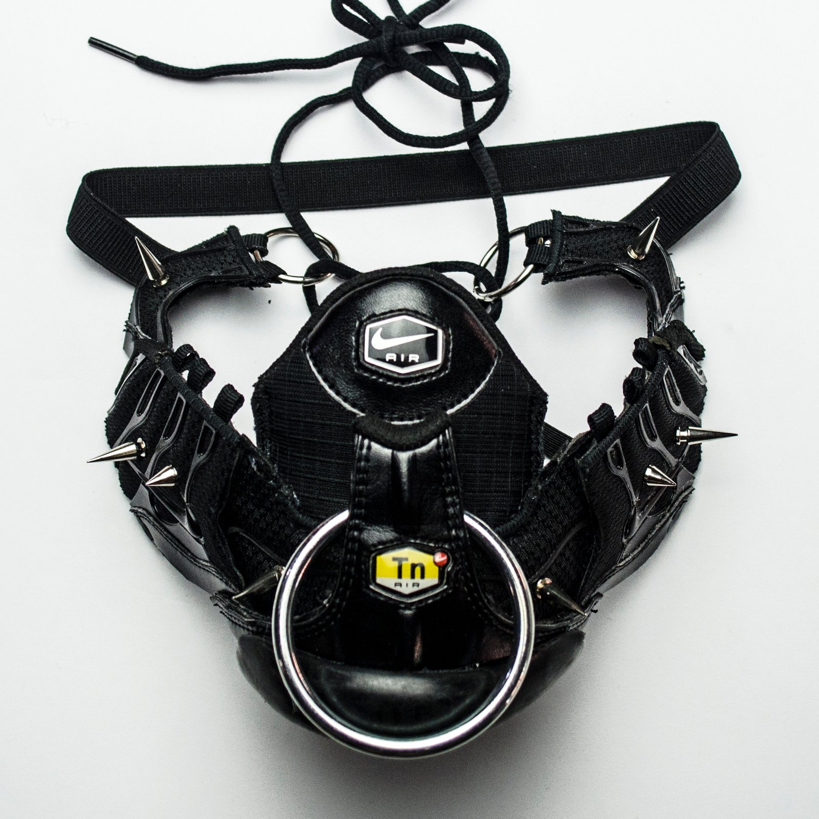 PREORDER RING STUD MASK / SNEAKER MASK / FULL BLACK | ALBINOHECTOR