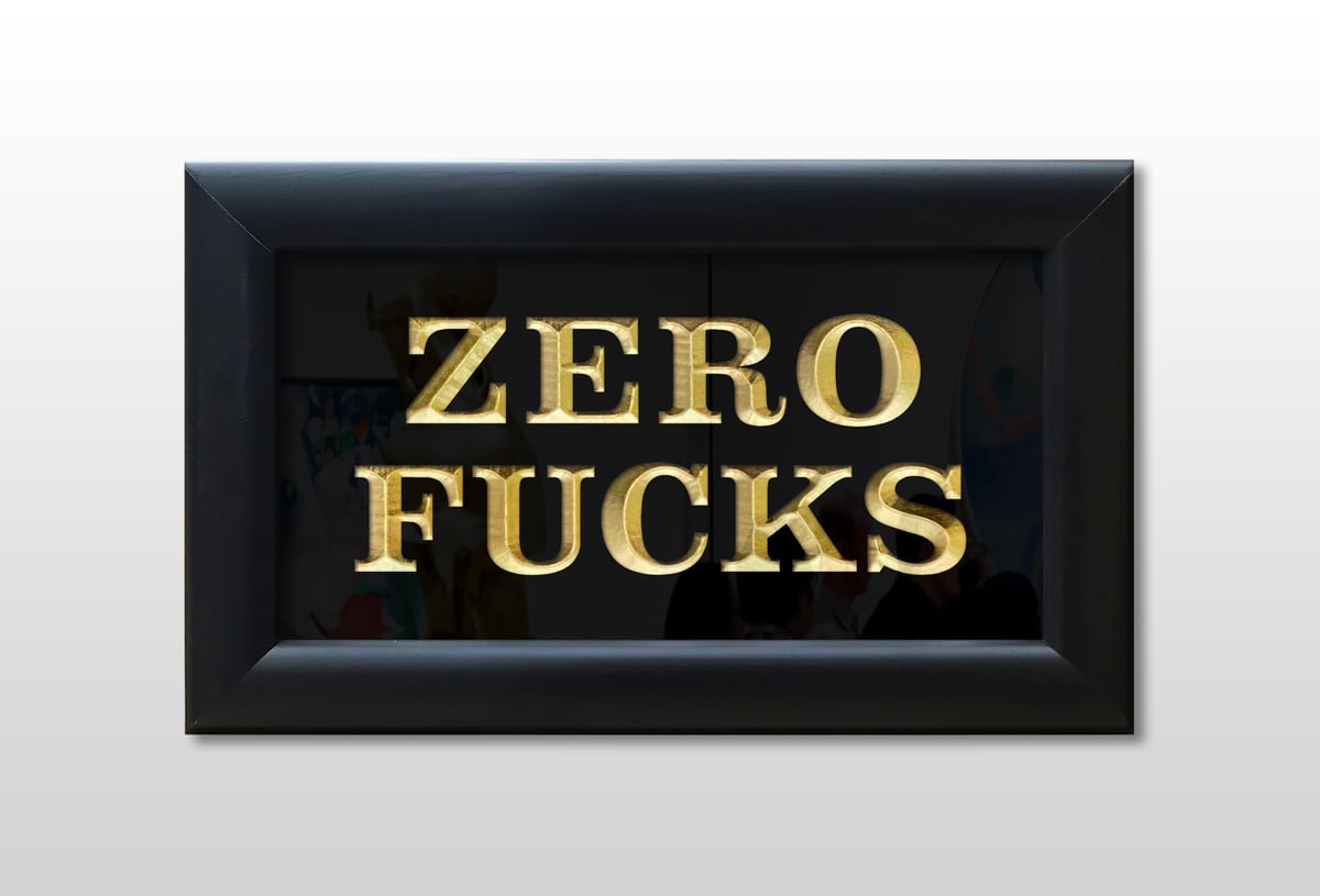 ZERO FUCKS | RYCA STORE