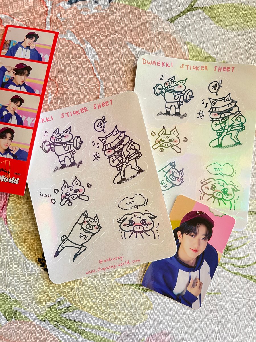 Dwaekki Sticker Sheet | Usagi World