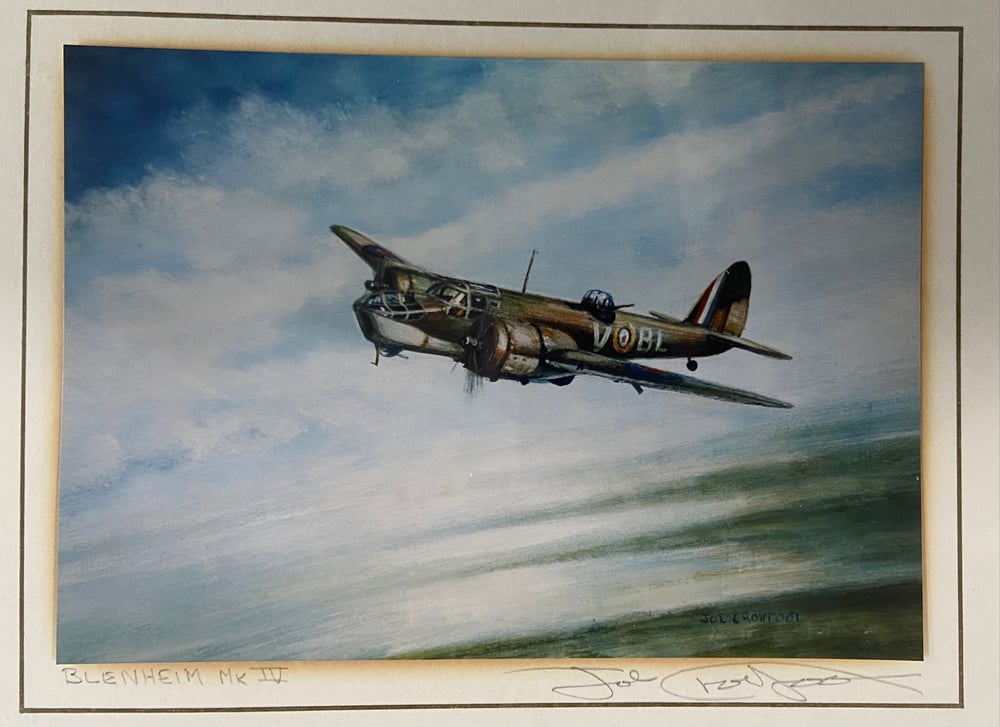 WW2 (British) Blenheim Mk IV Bomber Photo - Framed, Matted ...