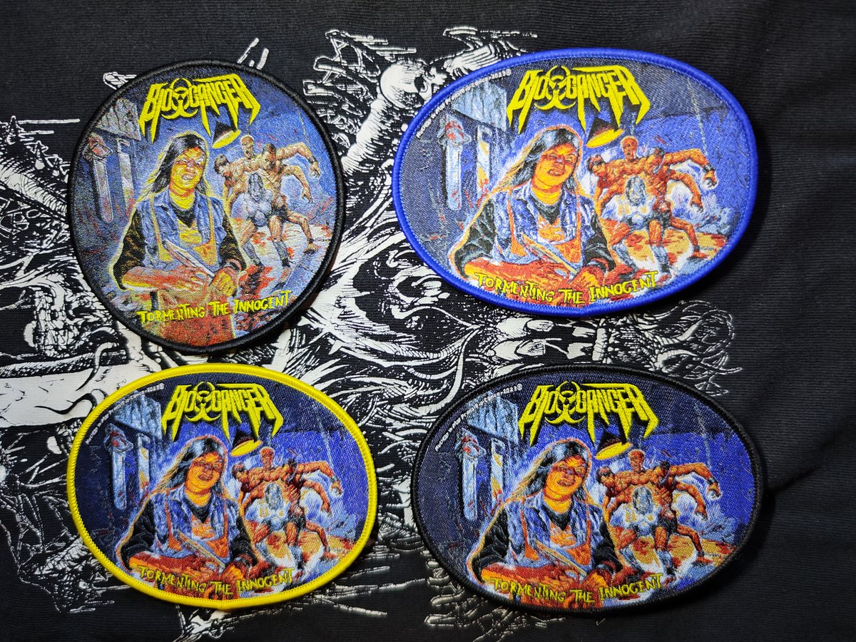 BIO-CANCER "TORMENTING THE INNOCENT" WOVEN PATCHES / Bio-Cancer