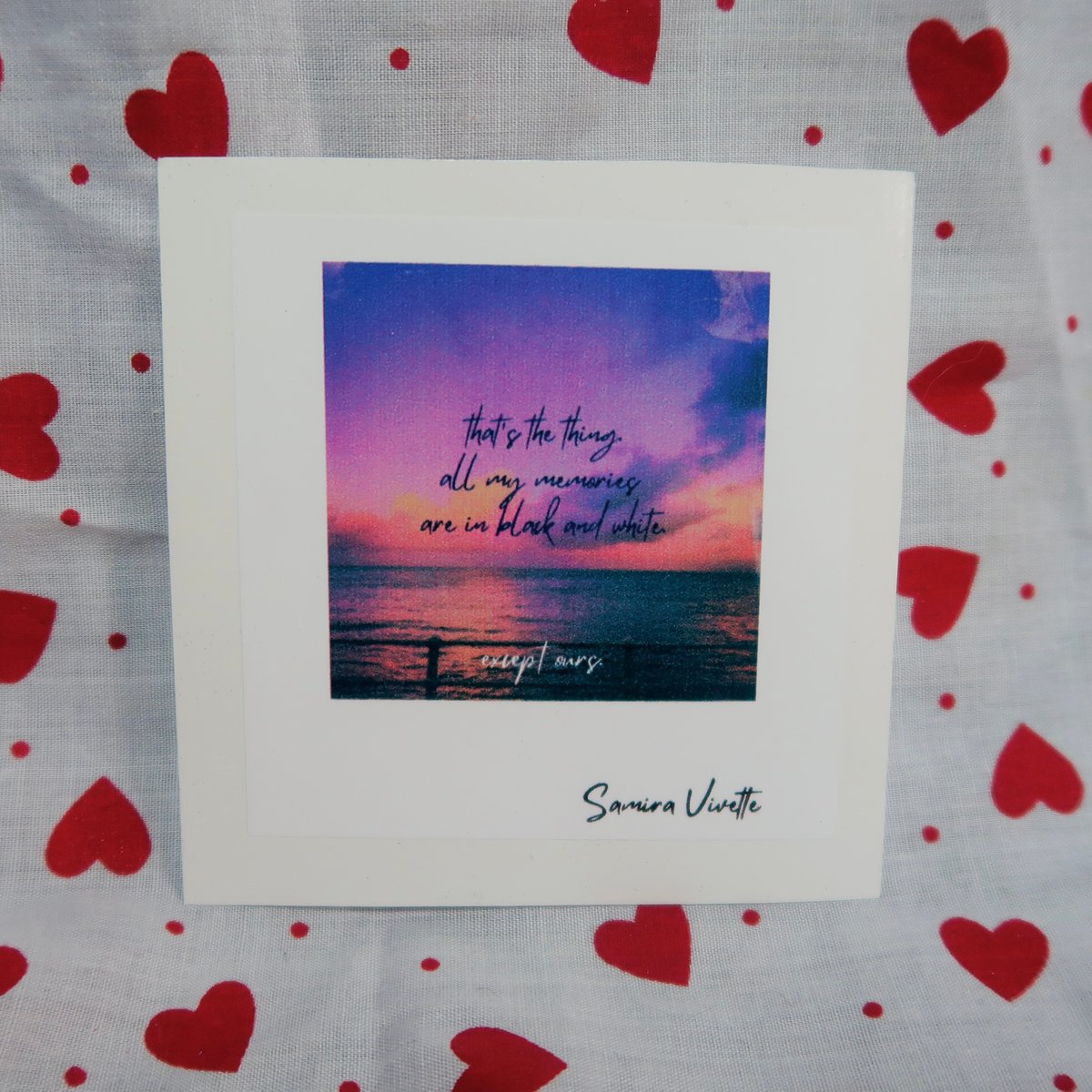 "Memories" Sticker [Glossy Finish] | samiravivette