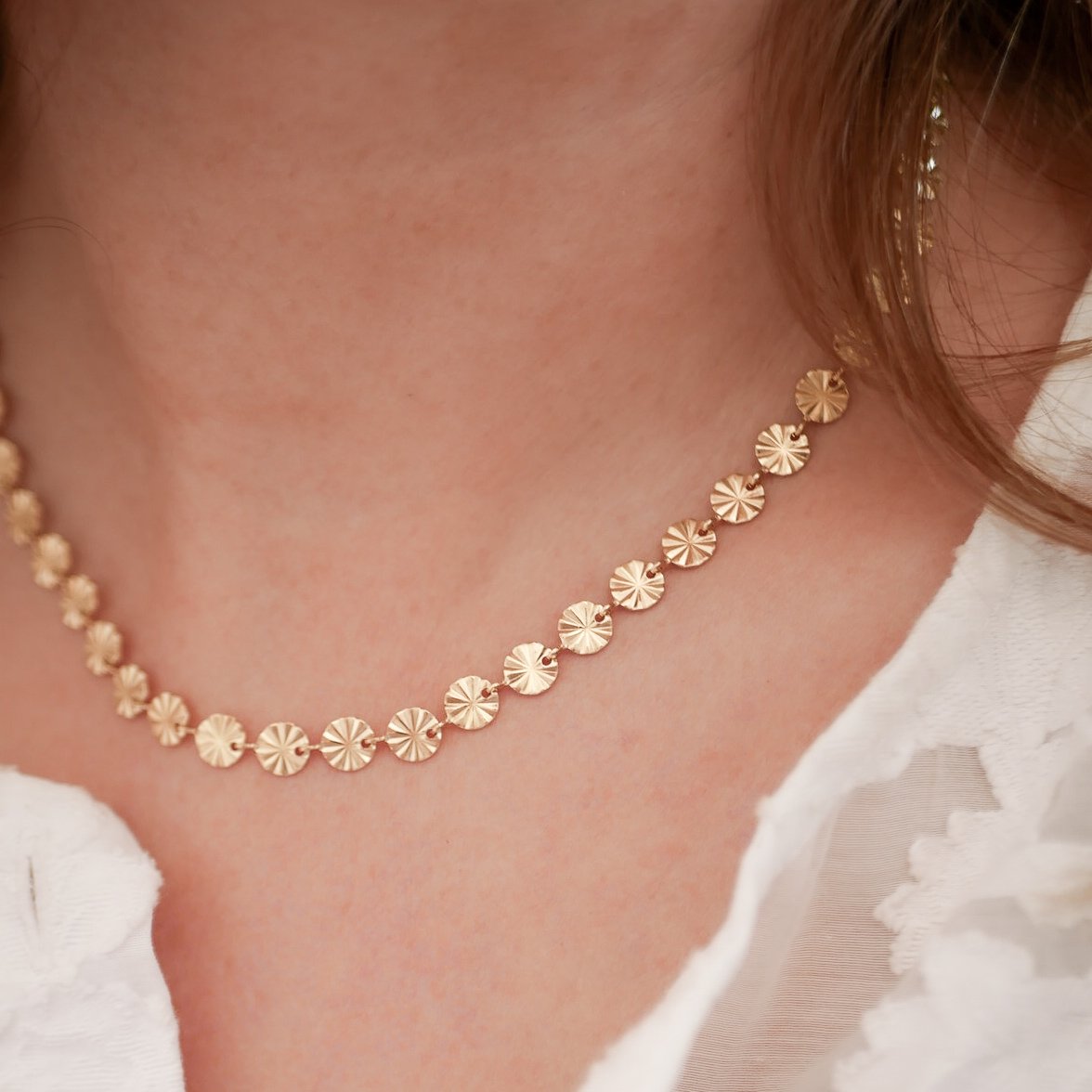 Collier SHELLY Maxi Or/Argent | Anaïré