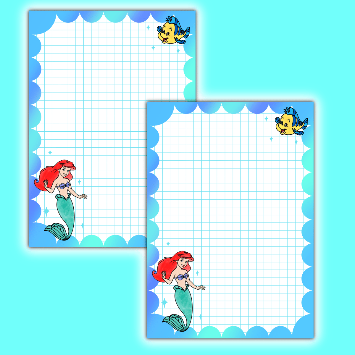 Little Mermaid Notepad | Dorkface