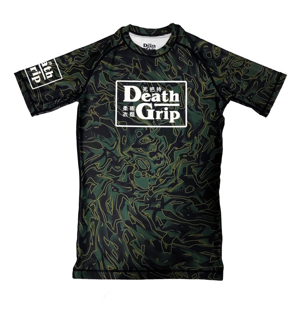 'Swamp Camo' rashguard. | deathgripsupply
