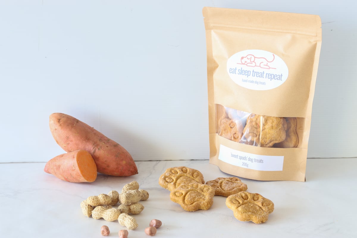 ‘Sweet Spuds’ Dog Treats | Eat Sleep Treat Repeat