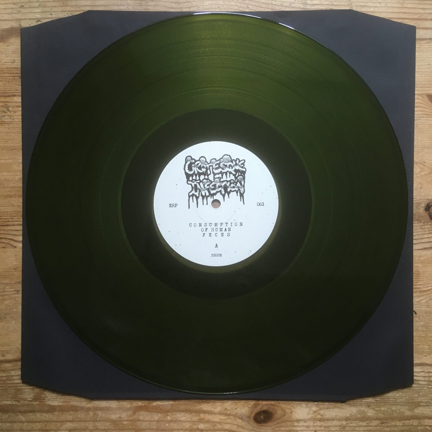 GROTESQUE INFECTION "Consumption of Human Feces" 12" | Noxious Ruin