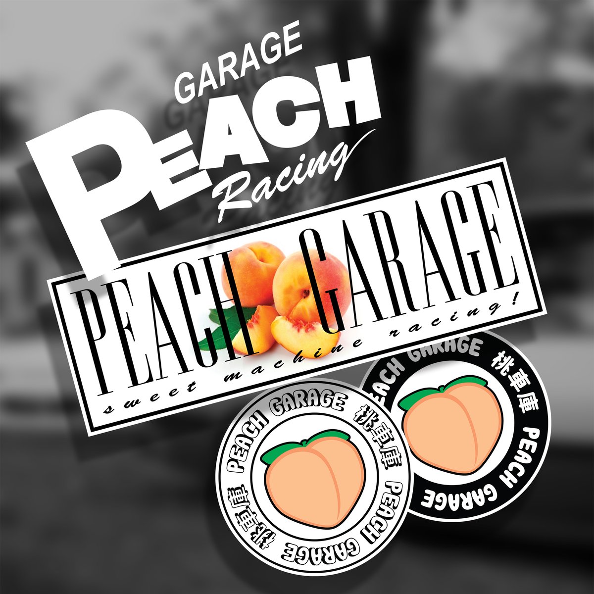 STICKERS | Peach Garage