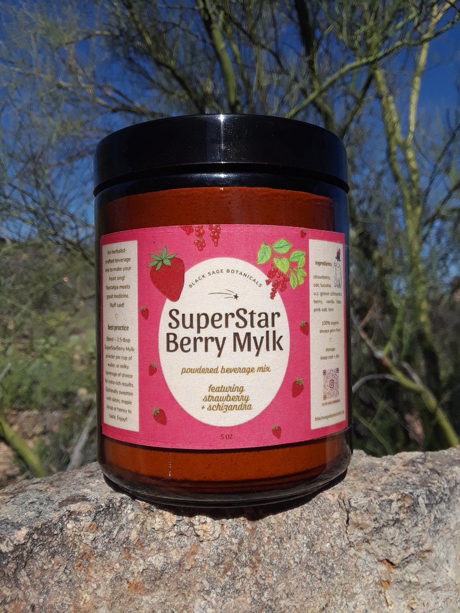 Summer Special • Super Star Berry Mylk | BLACK SAGE BOTANICALS