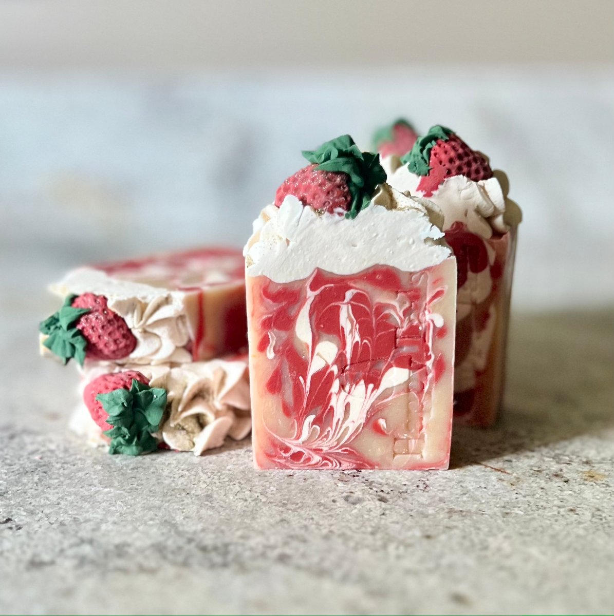 Louisiana Strawberry | Happy Tails Goat Milk Soap