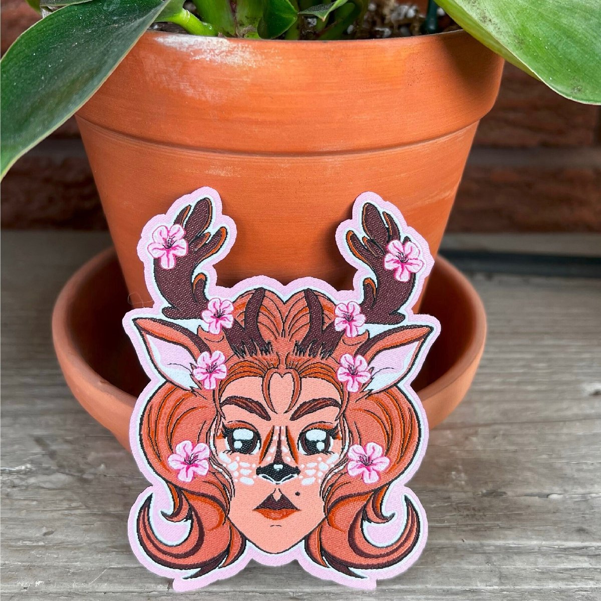 Fantastical Creature patch - The Faun - Centaur Cervitaur - 4 inch wide ...