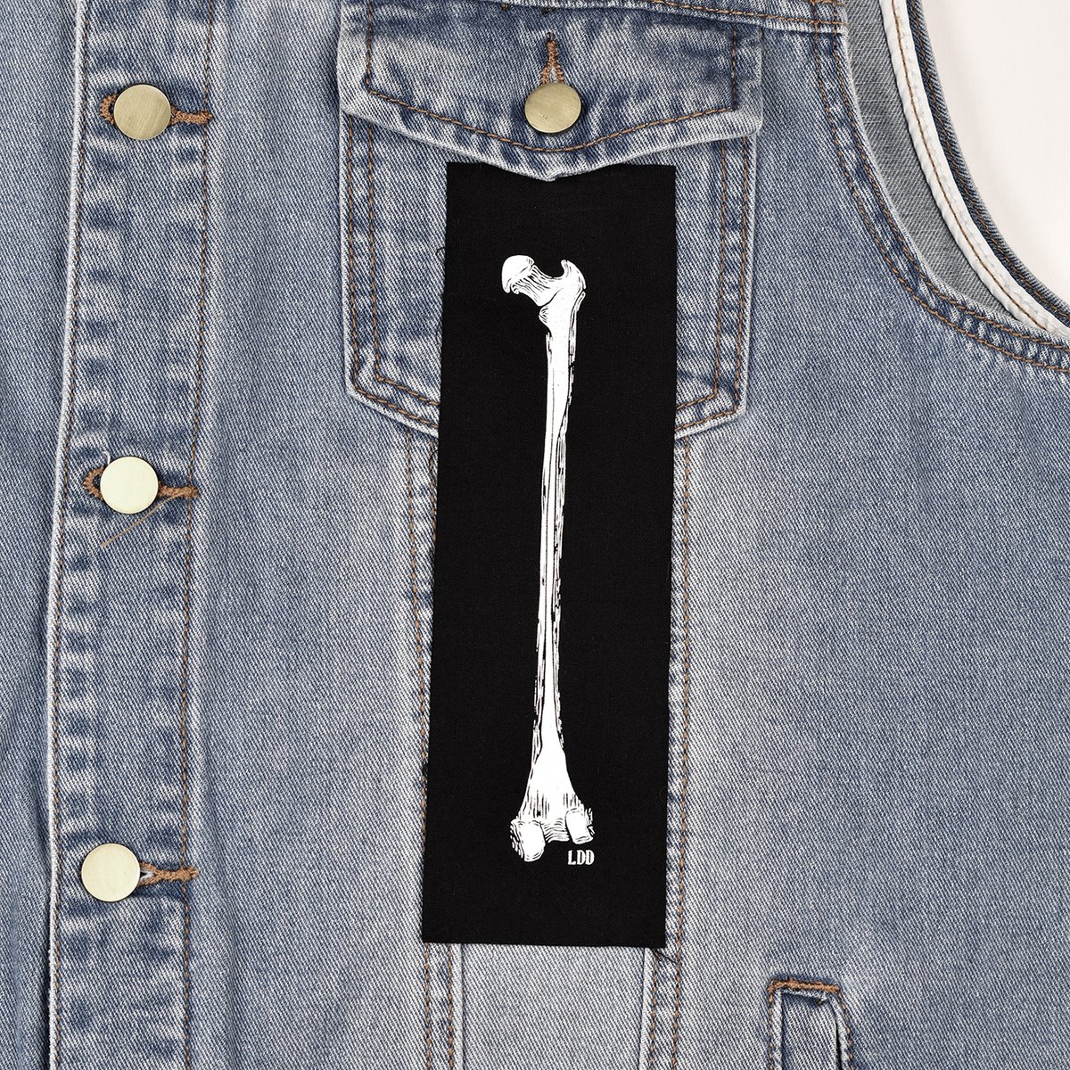 Little Bone Patch | Lofty Dog Designs