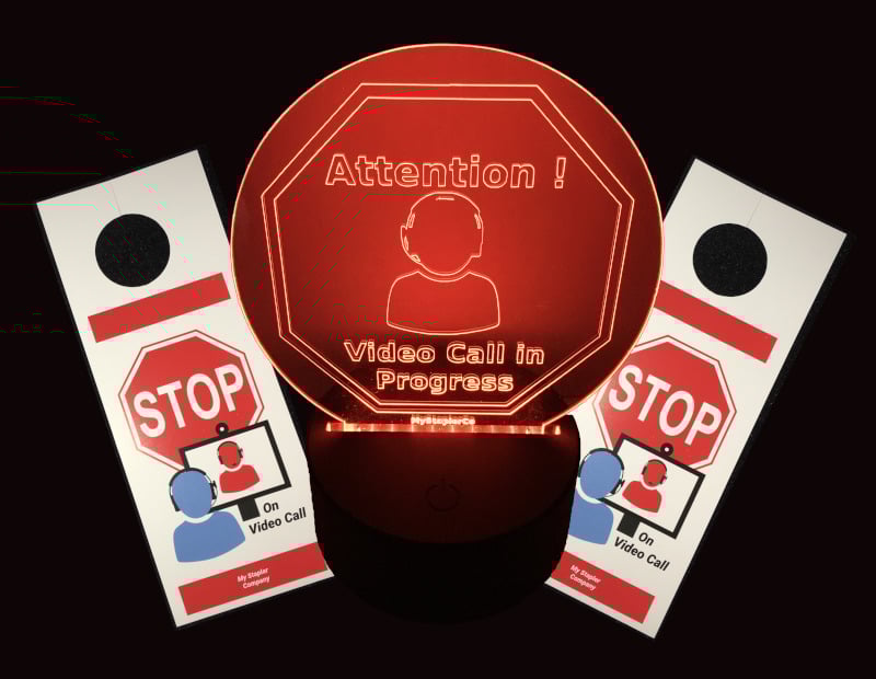 Call Warning Sign Kit | mystaplerco