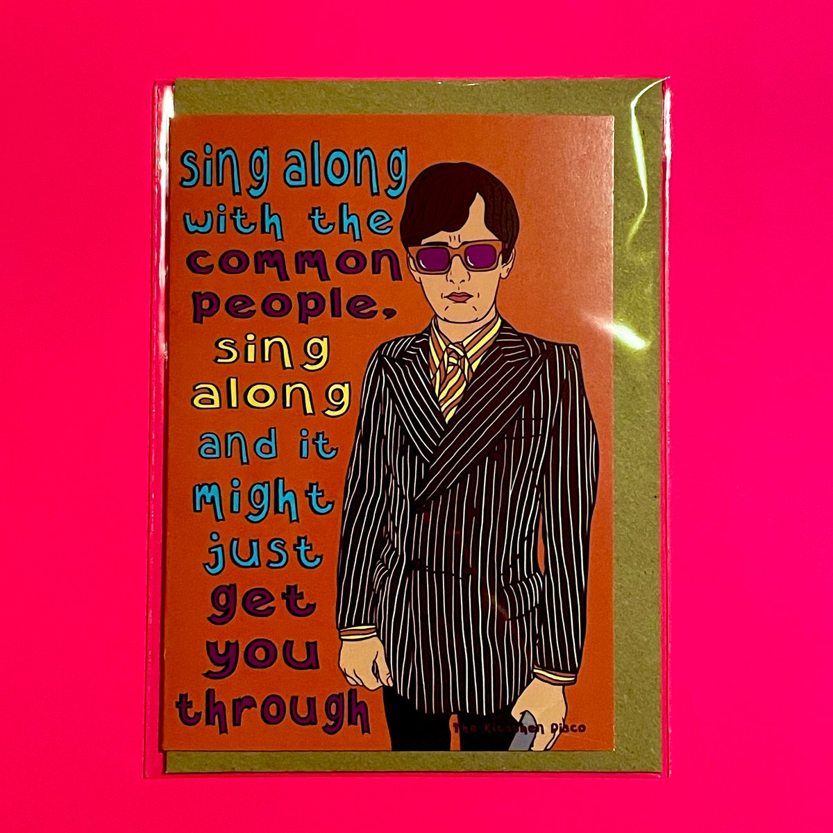 Jarvis ‘Pulp’ Greetings Card | The Kitschen Disco