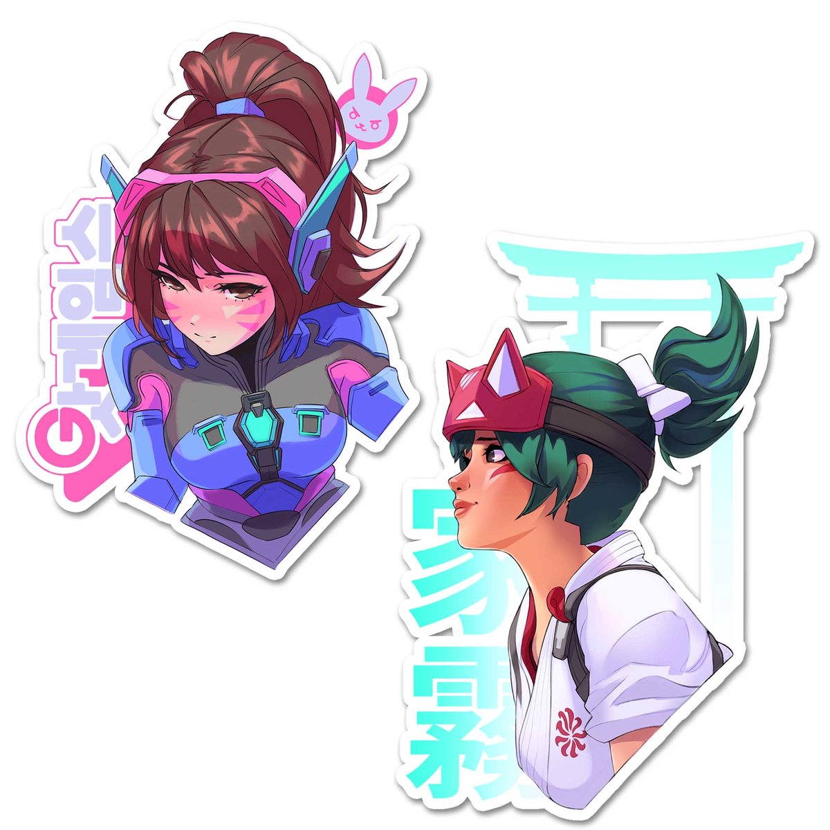 Overwatch Stickers | ArtNoush