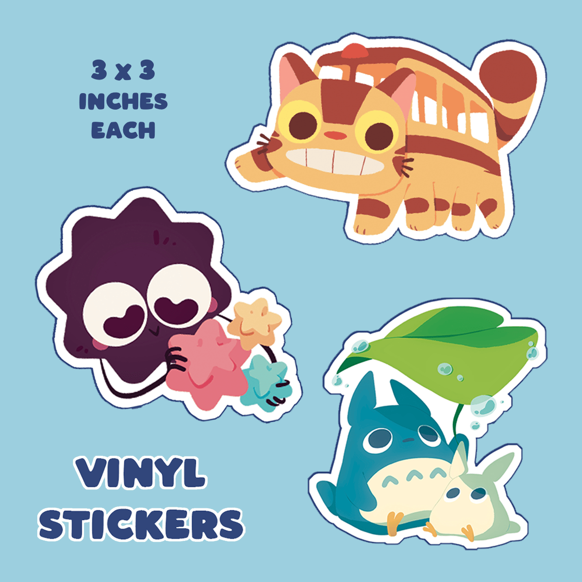 STUDIO GHIBLI STICKERS | GOODBADCAT