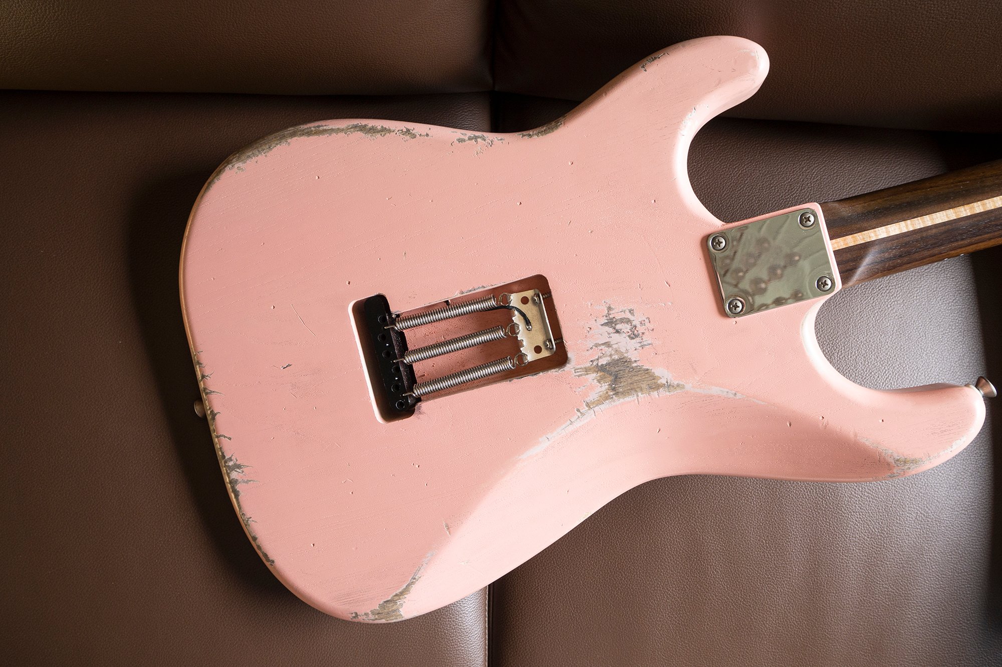 60s' ST Relic Shell Pink | ONPA Guitar