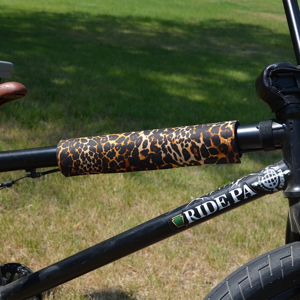 Leopard Top Tube Pad | The Yea BMX