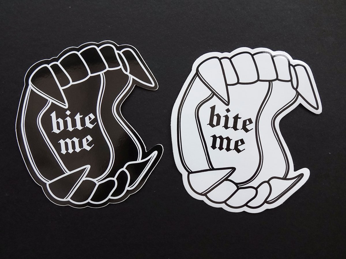 Bite Me Sticker | This Wicked Cult