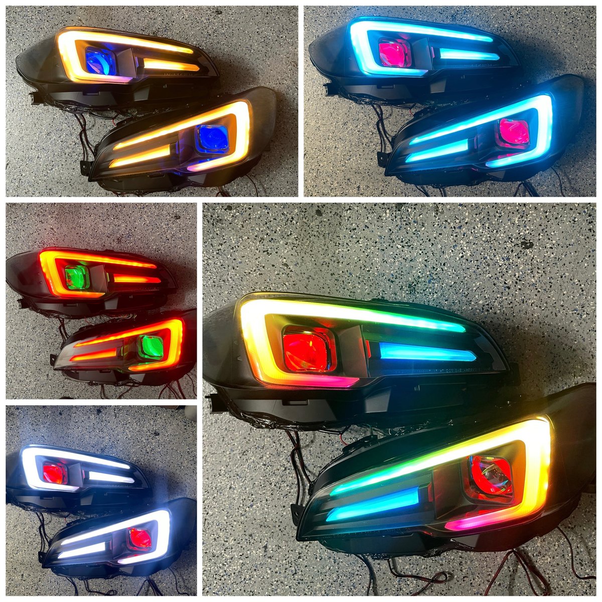 2015-2021 Subaru Wrx Sti Custom RGB Headlight | Oc Retrofit