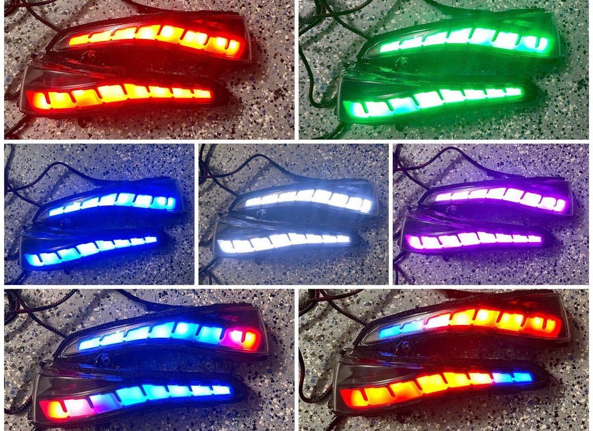 2014-2022 Q50 and Q60 Mirror RGB LED Light | Oc Retrofit