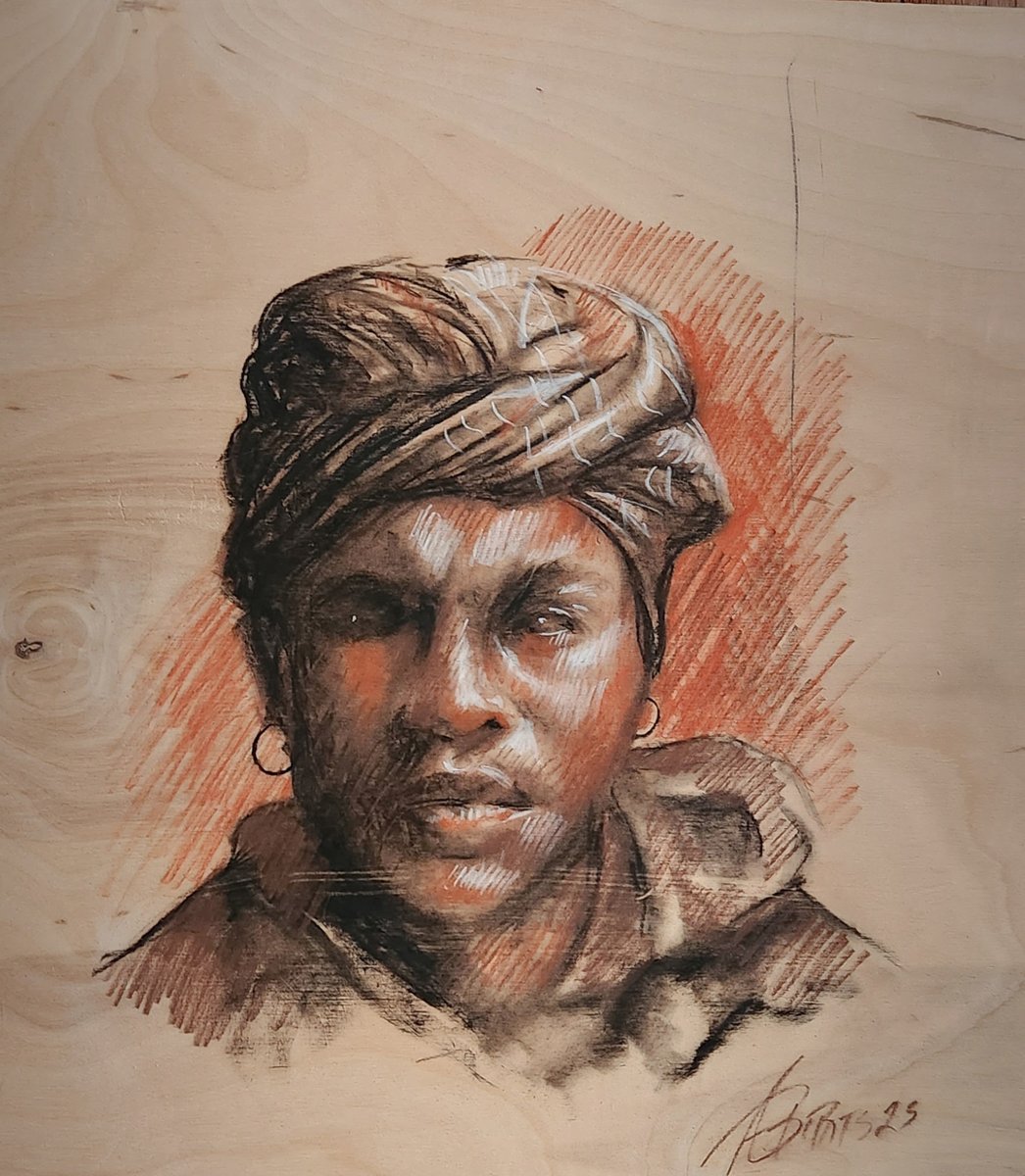 Conte sketch | Al Burts