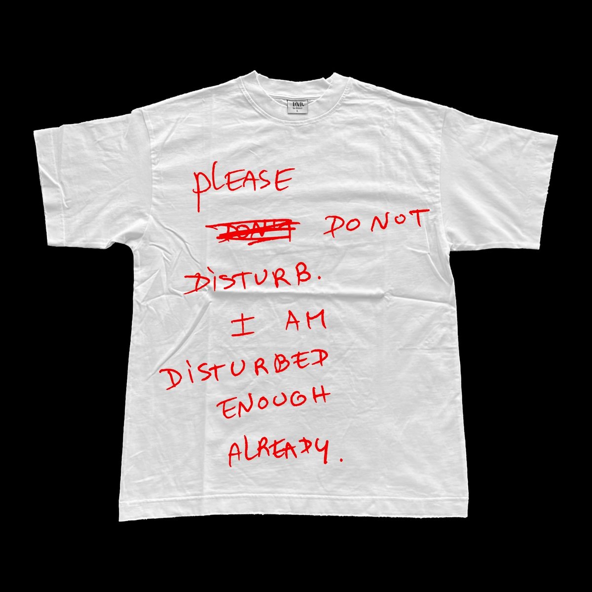 Please Do Not Disturb. - Red Font | DND by: FERRIS